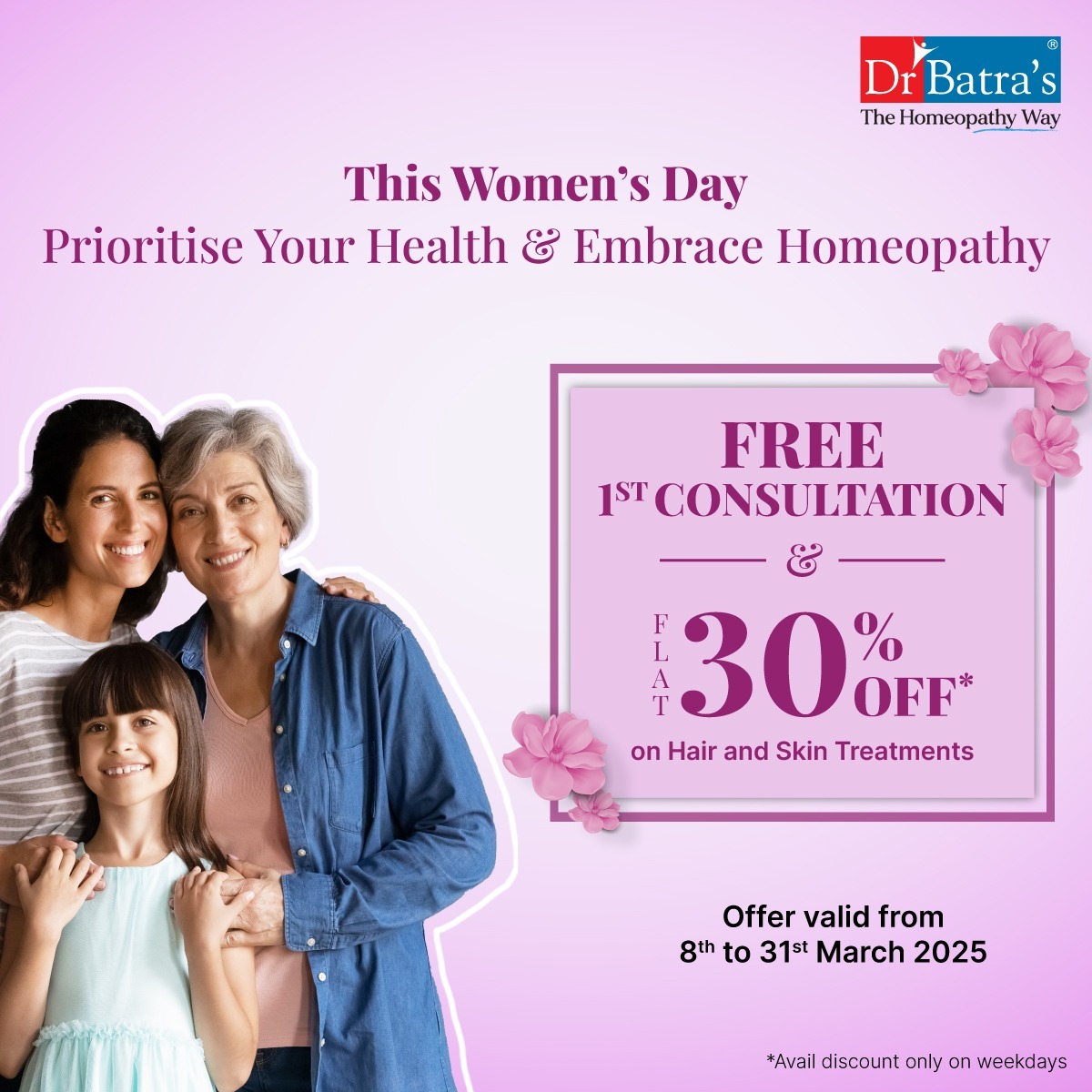 Dr Batra’s® Champions Women’s Health with Free Consultation & 30% ...